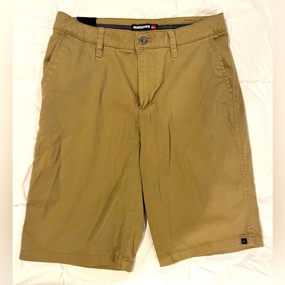 Quiksilver | Shorts | Mens Quicksilver Tan Khaki Shorts | Poshmark
